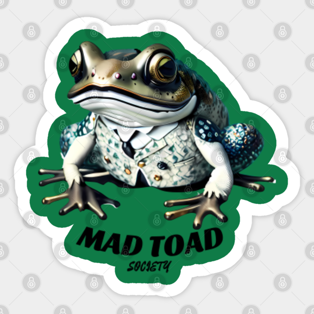 Mad Toad Society - Divinely Sharp - Mad Toad Society - Sticker | TeePublic